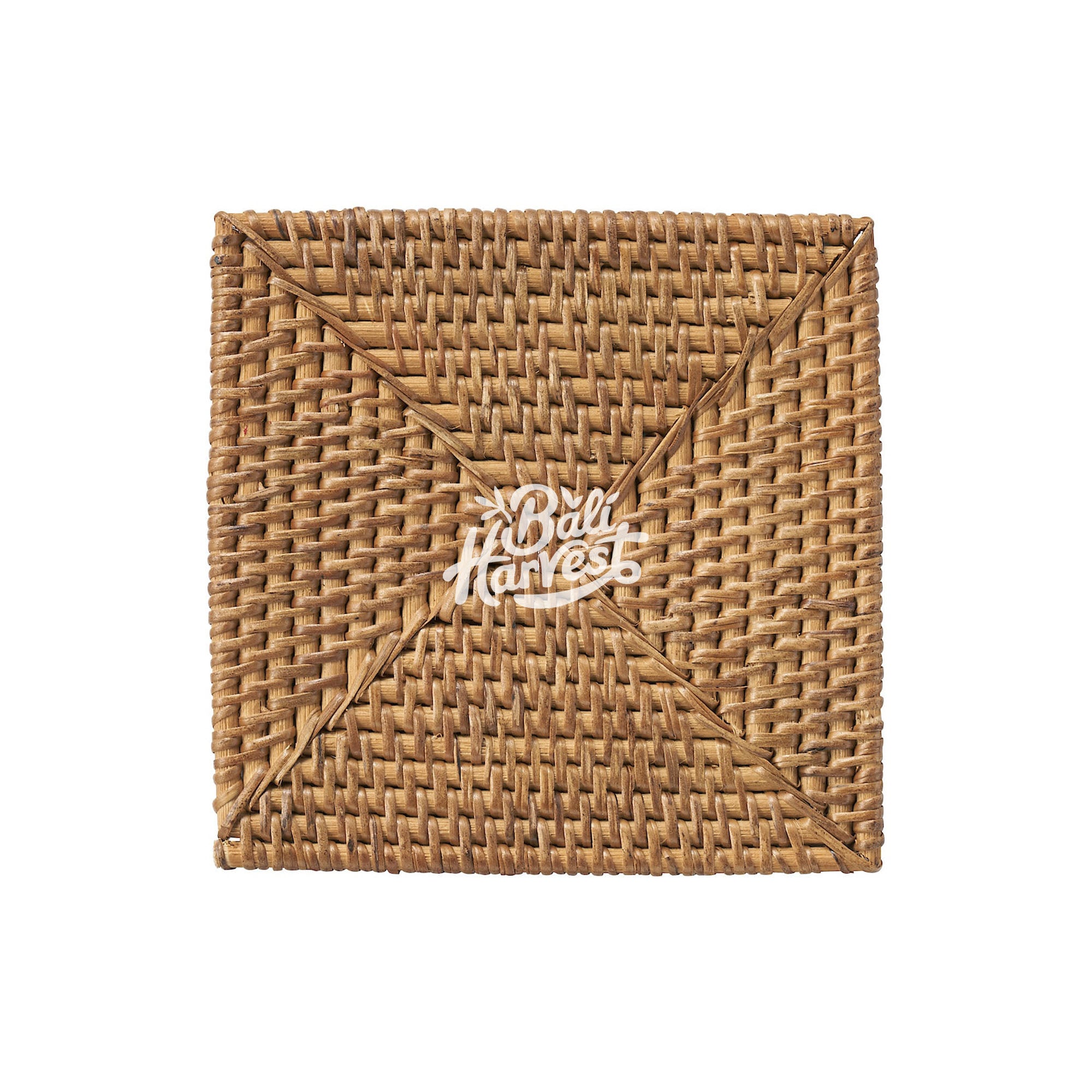 Rectangular Rattan Coaster – Bali Harvest