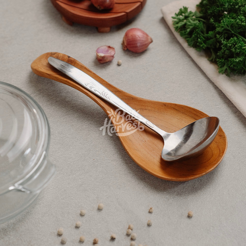 Teak Root Wooden Spoon Rest Spoon Holder Trivet – Bali Harvest
